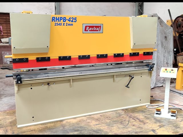 Hydraulic Press Brake - 2540 x 2mm MS Sheet Bending Mini Hydraulic ...