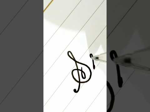 How to write S in cursive font| #calligraphy #viralshorts @writingskills265
