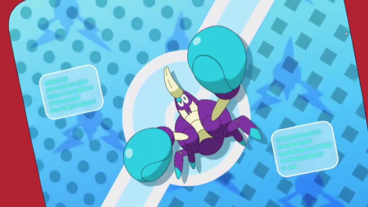 Crabrawler Pokedex entry