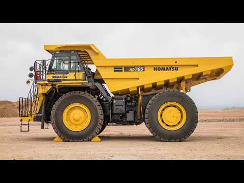 Komatsu HD785-8 machine familiarization