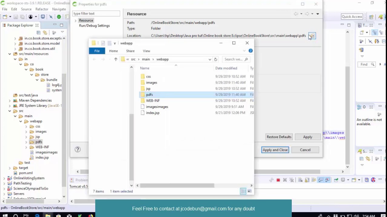 Online book store project in java with source code || Step by step configuration