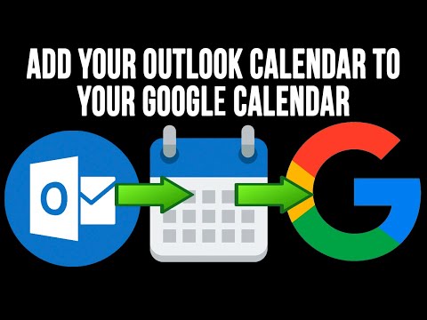 How to Publish Your Outlook Webmail Calendar and Import it Into Your Google Calendar