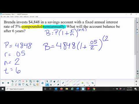 Compound Interest (semiannually)