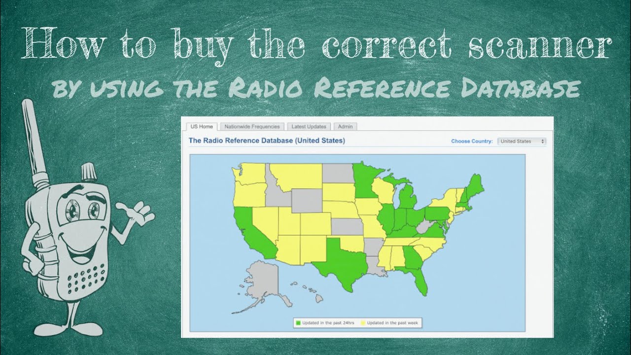 How to use the Radio Reference Database to Buy the Correct Scanner for Your Area