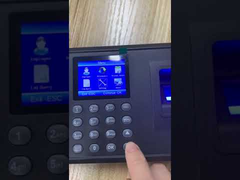 Biometric Fingerprint Time Attendance System Clock Recorder Office Employee Time Clock