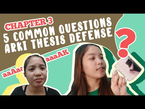 CHAPTER 3: 5 COMMON QUESTIONS EVERY ARKI THESIS DEFENSE║ +Mema Thesis Update ║ ARKI VLOG Ep.24