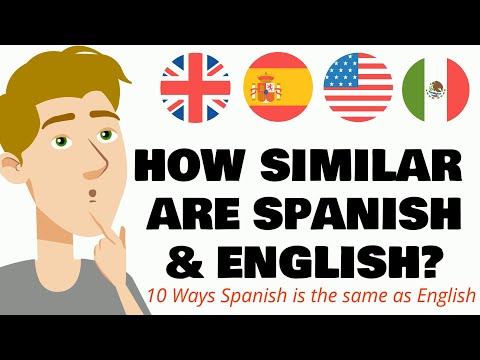 English and Spanish are more similar than what you think!