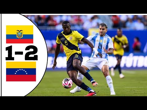 ECUADOR  VS VENEZUELA 1-2 || HIGHLIGHTS 2024