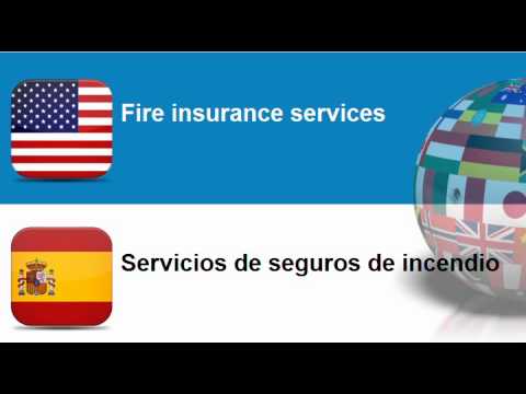 Learn Spanish vocabulary #Topic = Insurance services