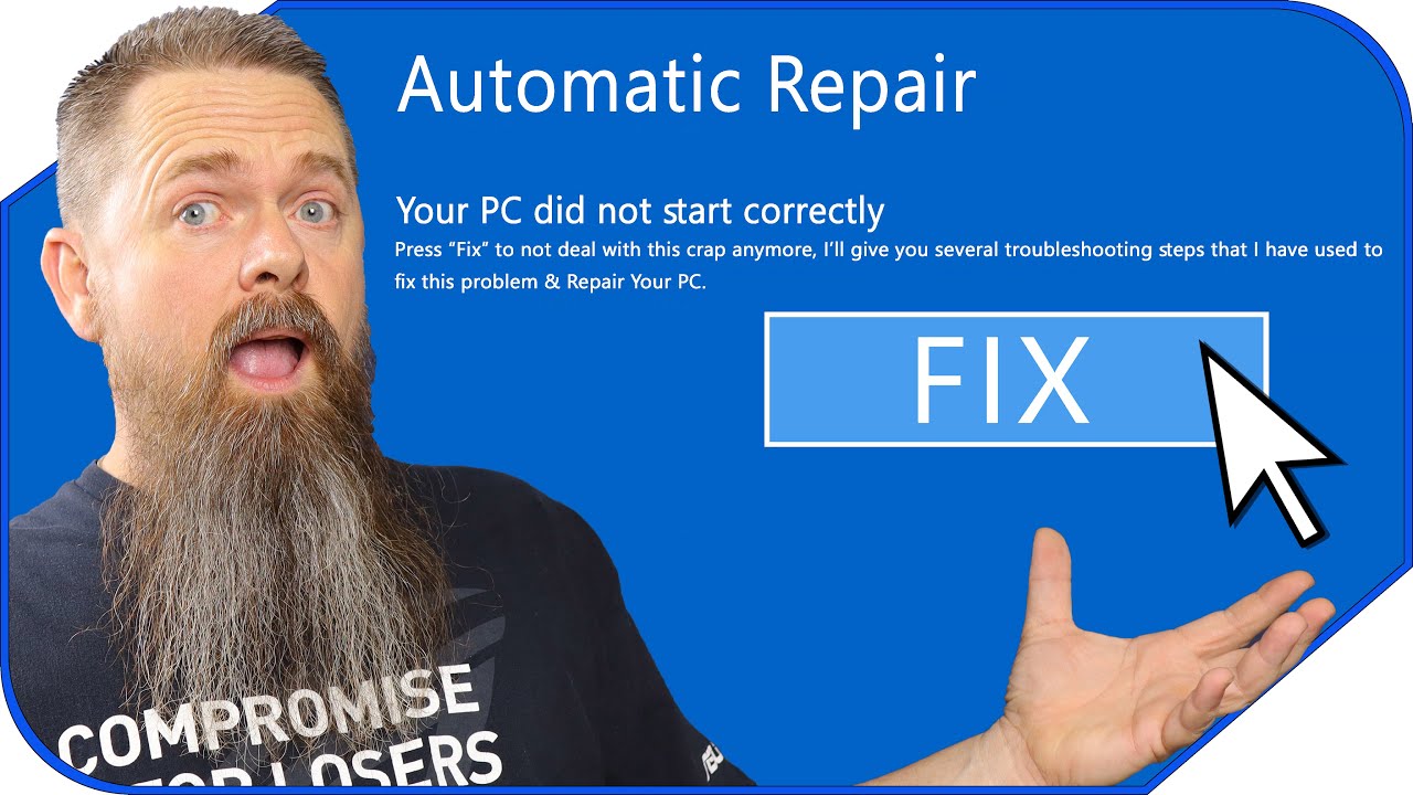 Stuck in Automatic Repair? Fix It WITHOUT Formatting