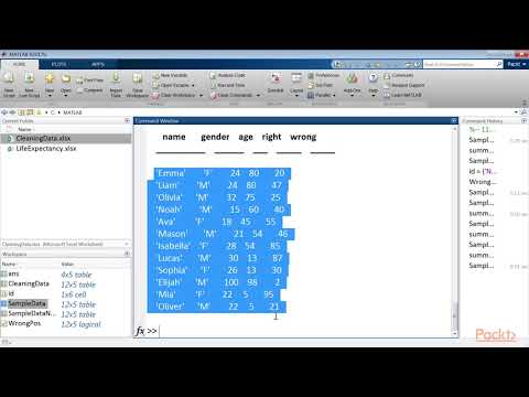 Learn Getting Started with MATLAB Machine Learning – Data Preparation | packtpub com - Mind Luster