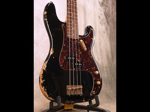 Luthier Made Precision Bass 2023 - Aged Black | Reverb