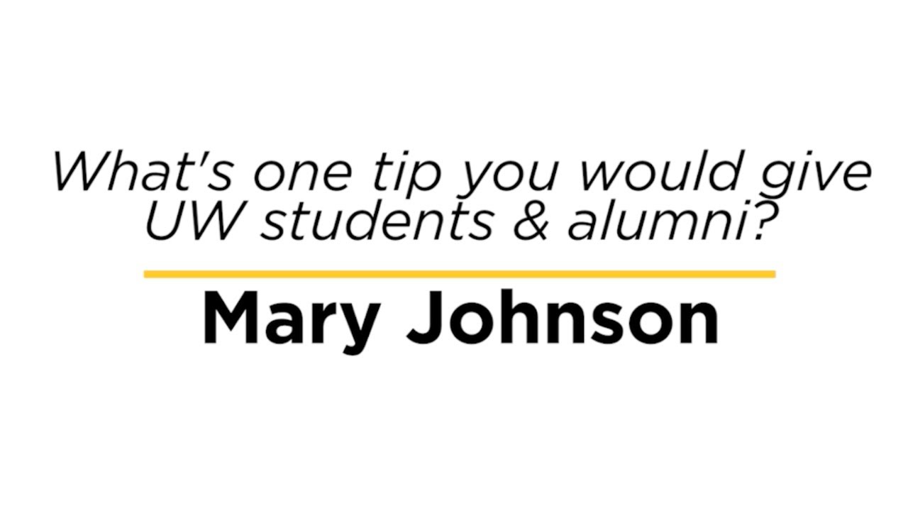 Human Services I Mary Johnson I Words of Advice