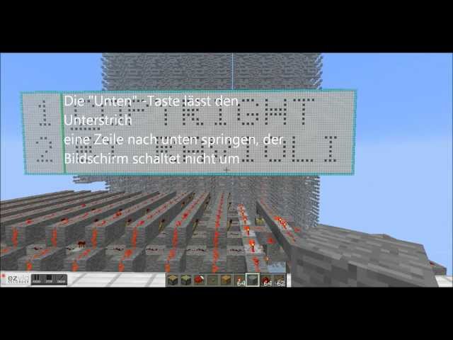 [redstone] word processor Minecraft Map