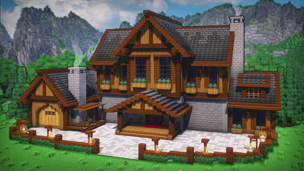 Large Spruce Cabin | Minecraft Tutorial