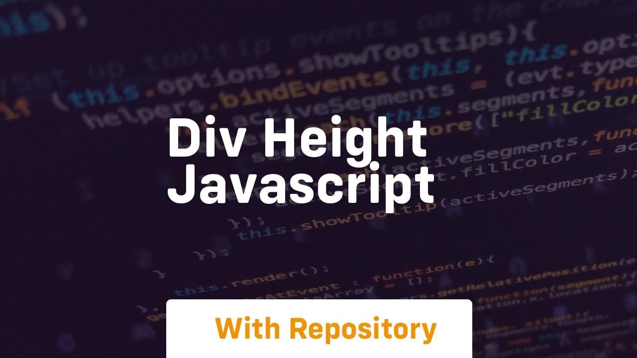 div height javascript