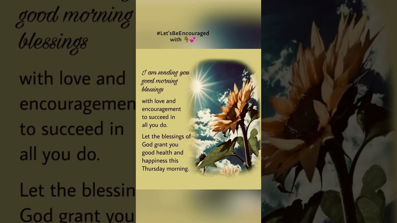 💕Sending You Thursday Blessings