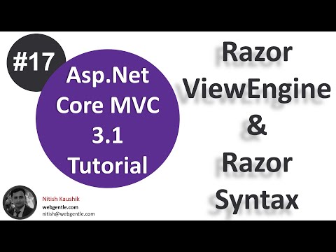 (#17) Razor ViewEngine in Asp.Net Core | Razor Syntax | Asp.Net Core tutorial