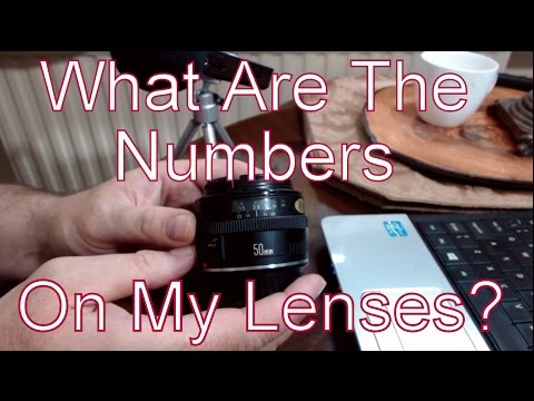 What Are The Numbers For On My dSLR & 35mm Film SLR Lenses?