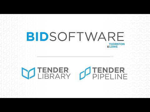 Bid Management Software - Scoping a New Market With Tender Pipeline