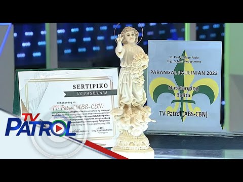 TV Patrol kinilalang Natatanging Palabas sa Pagbabalita | TV Patrol