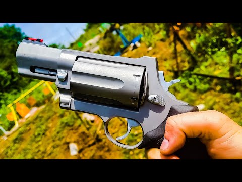454 Casull Destroys Steel Target and Spits FIRE!!! 💪💪🔥🔥🔥 #shorts