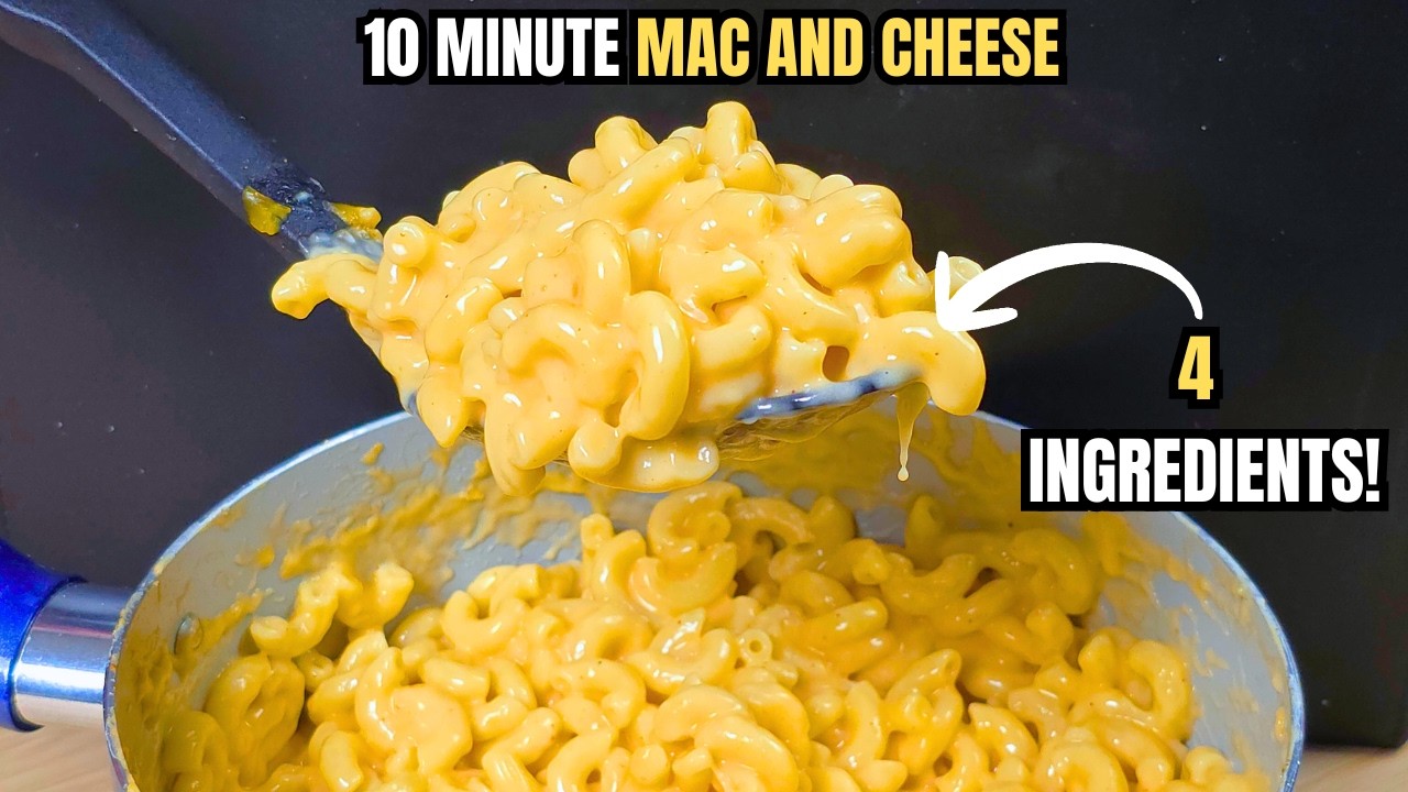 4 Ingredient Mac & Cheese in 10 Minutes! | Easy Stovetop Recipe