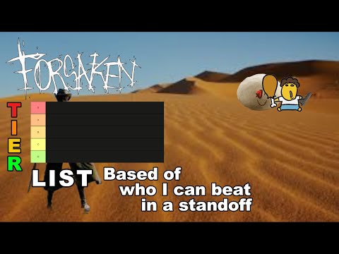 Ranking Forsaken characters based on if I could beat them in a standoff