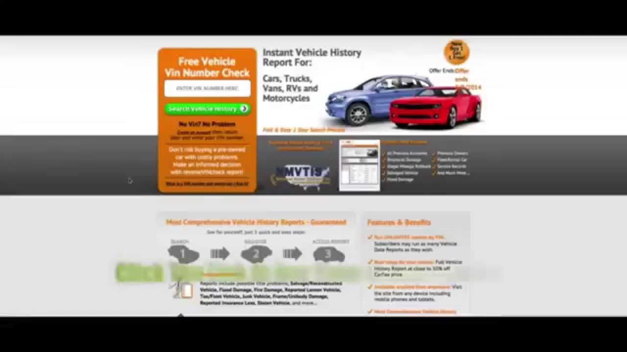 How to GET UNLIMITED Vehicle History Reports (VIN Check)