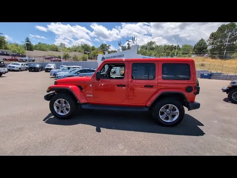 2021 Jeep Wrangler Unlimited Sahara Colorado Springs, Southern Colorado, Pueblo, South Colorado...