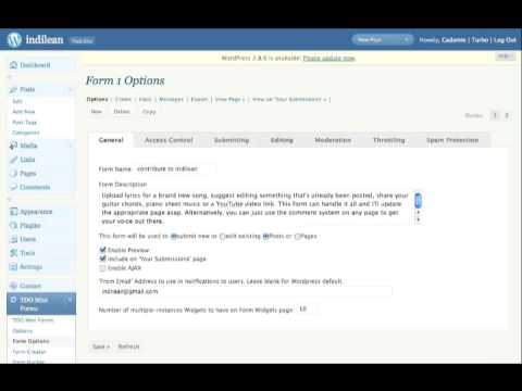 tdo plugin forms « eGurv Weblog