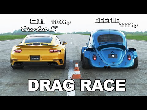 Widebody Beetle Vs Porsche 911 Turbo S Battle Has a Virtually ...