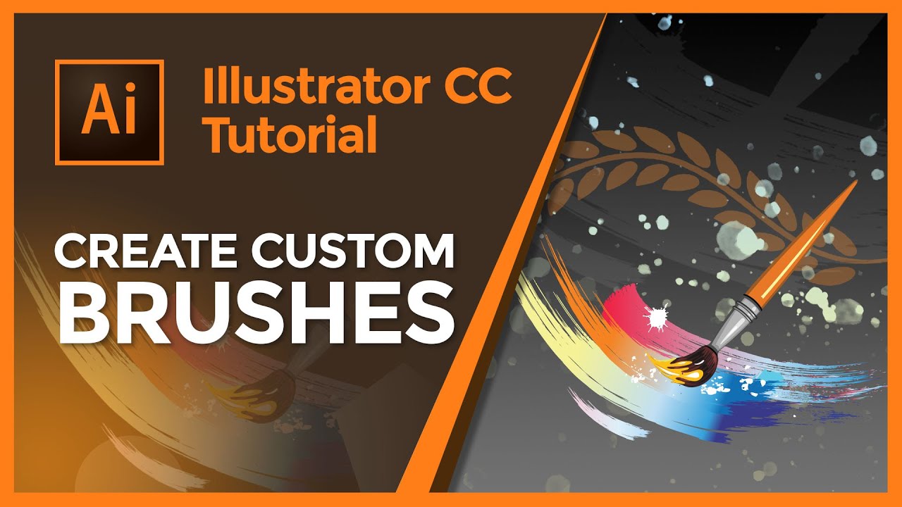 Adobe Illustrator Tutorial | 2 Ways to Create CUSTOM BRUSHES