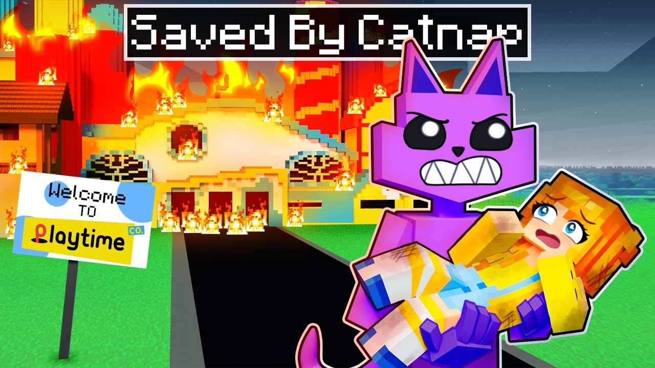 SAVED by CATNAP in Minecraft!