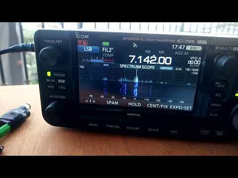 The Icom IC-705: Giuseppe’s pairs his new radio with his homebrew ...