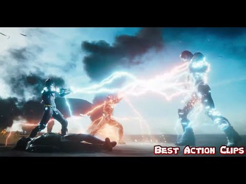 The Flash 2023 - The two Barrys travel back through time to save their companions