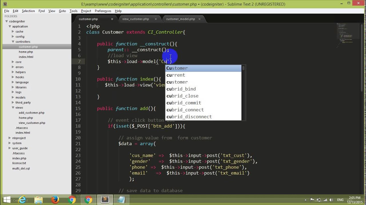 show  data from database in codeigniter