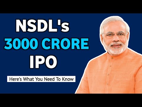 NSDL's Massive 3000 Crore IPO : Everything You Need To Know ! NSDL | NSDL 3000 Crore IPO | CDSL