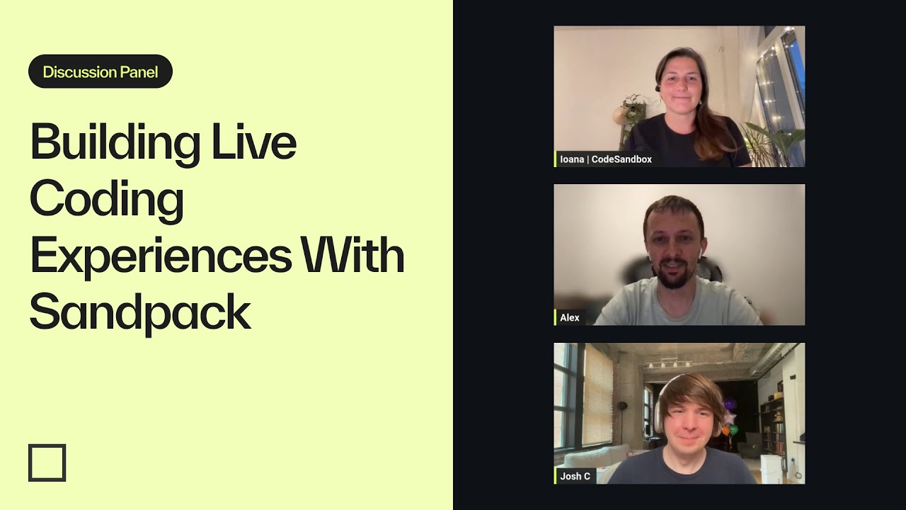 Building live coding experiences with Sandpack