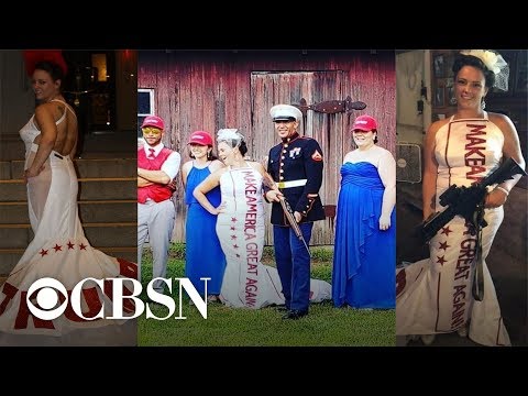 Couple’s MAGA-themed wedding pays tribute to President Trump | Politics ...