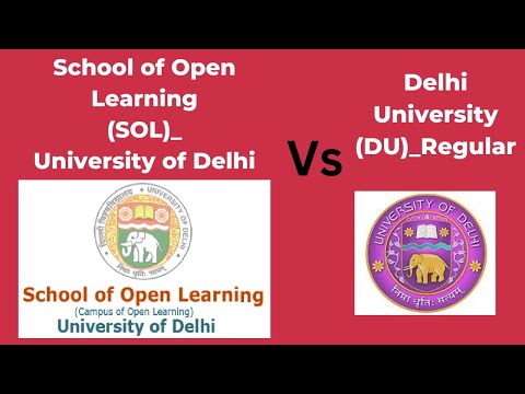 SOL DU vs DU Regular | School of Open Learning | Delhi University | University of Delhi |