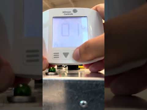 Programming the Time and Date for the Johnson Controls FCP thermostat