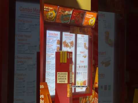 Popeyes Menu In US