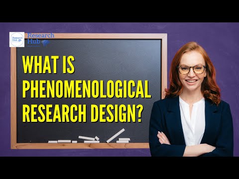 What is Phenomenological Research Design? - Free Course on Thesis Proposal Writing (See Links Below)