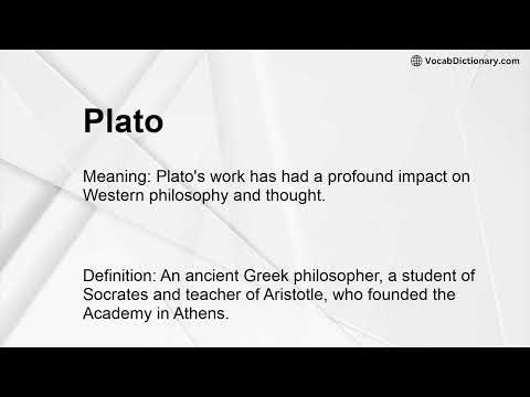 Plato Meaning