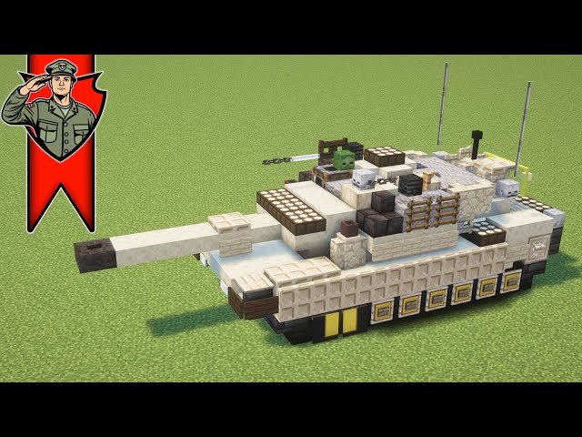 M1A2 Abrams Main Battle Tank (1.5:1 Scale) Minecraft Map