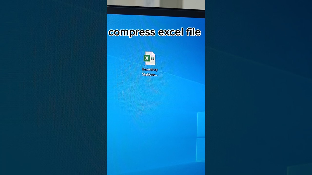 Compress excel file big size to low size #shorts #technology #comedy