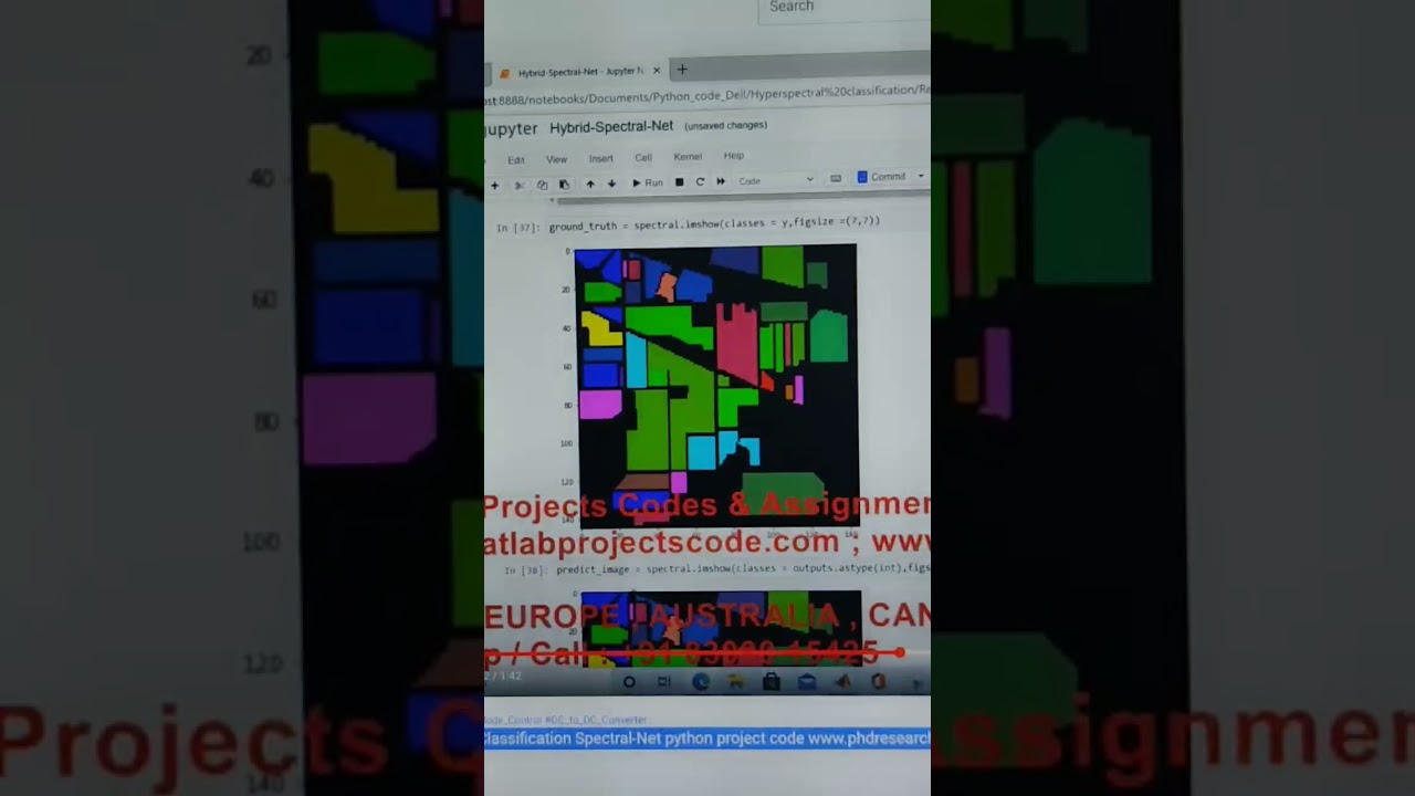 Hyperspectral Image Classification Spectral-Net python project code