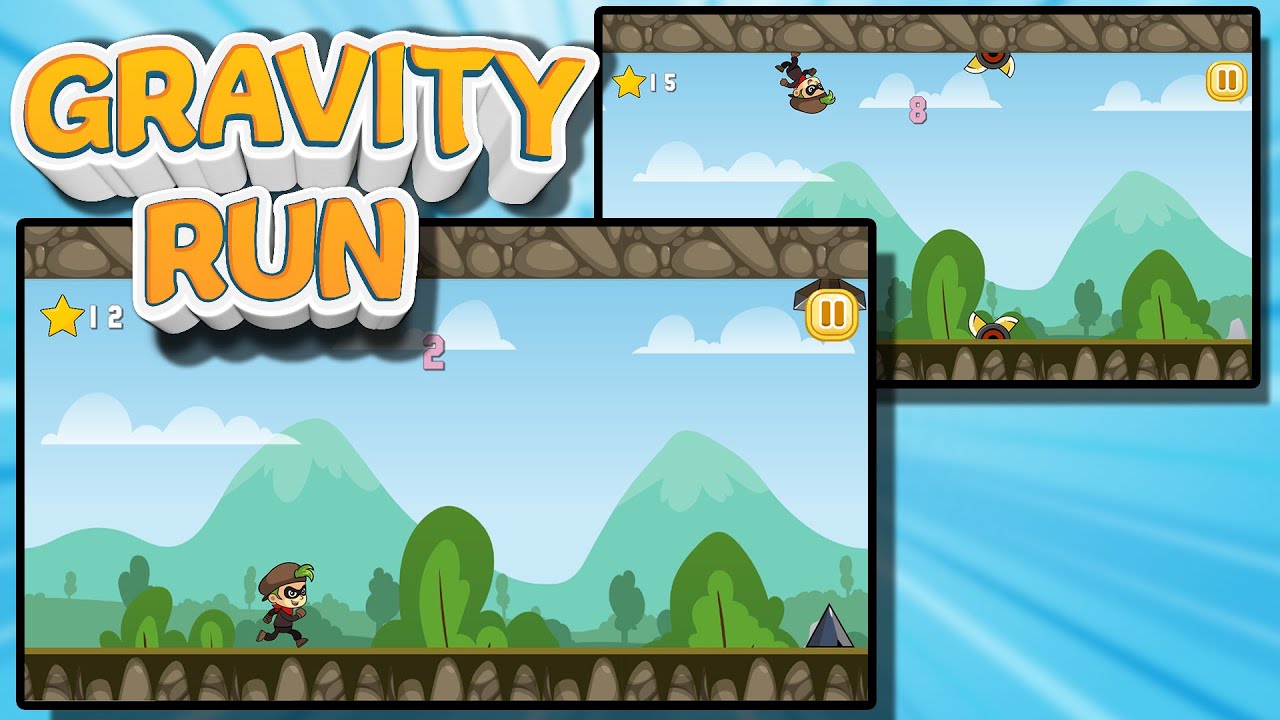 Gravity Run || Construct 3 Game Template || Source code