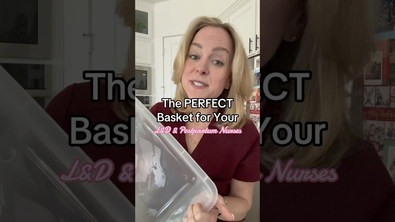 L&D Gift Basket Idea for Your Nurses 💖🧺 #laboranddelivery #birthdoula #midwife #childbirth #gift